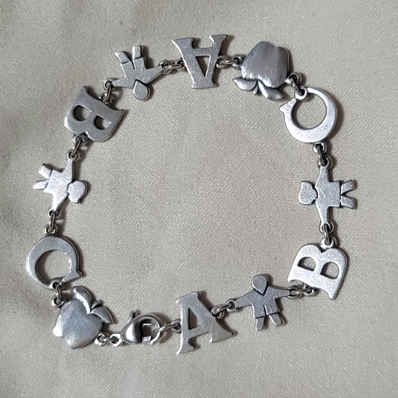 James Avery | Jewelry | James Avery Retired Abc Bracelet | Poshmark